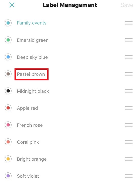 How to customize events (Labels and Colors) – TimeTree Help